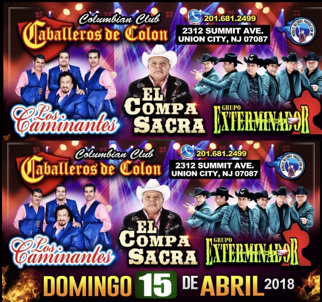 Los Caminantes, El Compa Sacra, Grupo Exterminador Tickets - BoletosExpress