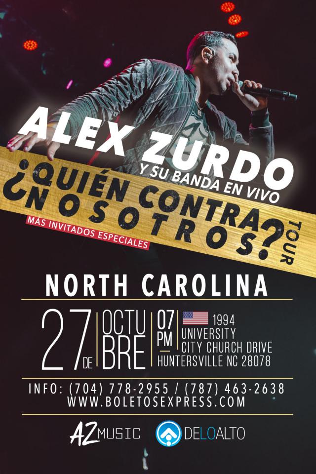 Alex Zurdo en Concierto Tickets - Boletos Express