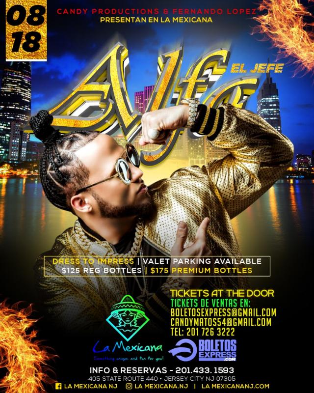 EL ALFA EL JEFE EN VIVO! Tickets - BoletosExpress