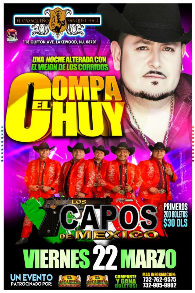 EL COMPA CHUY & LOS CAPOS DE MEXICO Tickets - BoletosExpress