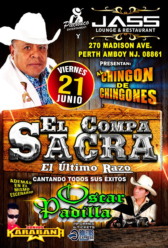 EL COMPA SACRA & OSCAR PADILLA Tickets - BoletosExpress