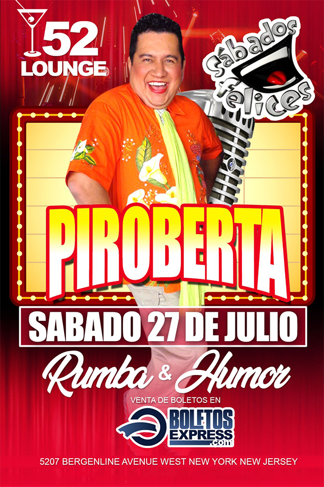 PIROBERTA (CANCELLED) Tickets - BoletosExpress