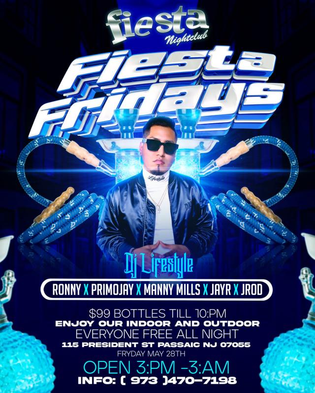 Fiesta Fridays with DJ LIFESTYLE *NO COVER CHARGE* Tickets - BoletosExpress
