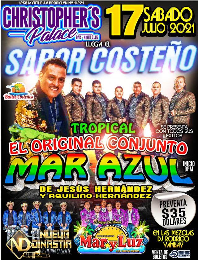 Original Conjunto Mar Azul Tickets - BoletosExpress