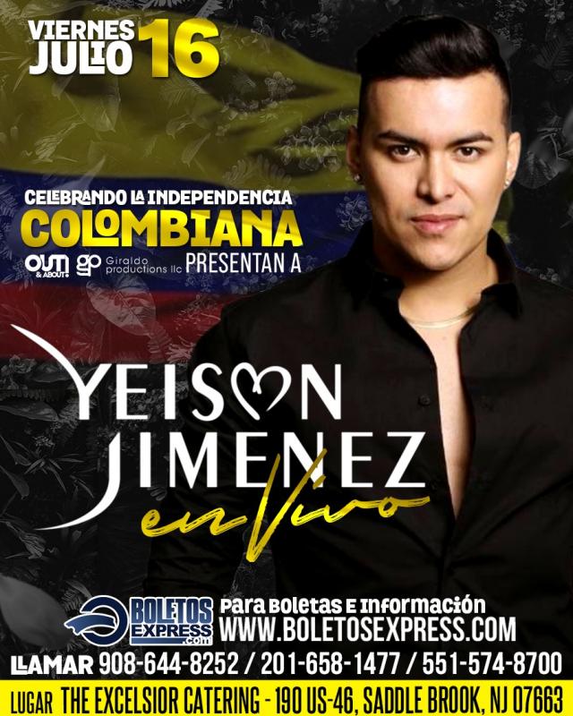 YEISON JIMENEZ Tickets - BoletosExpress