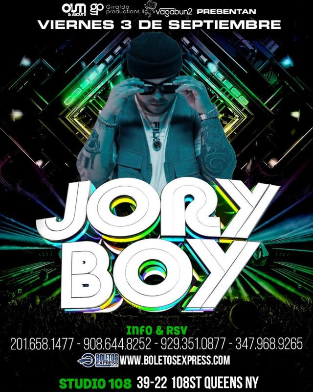JORY BOY Tickets - BoletosExpress
