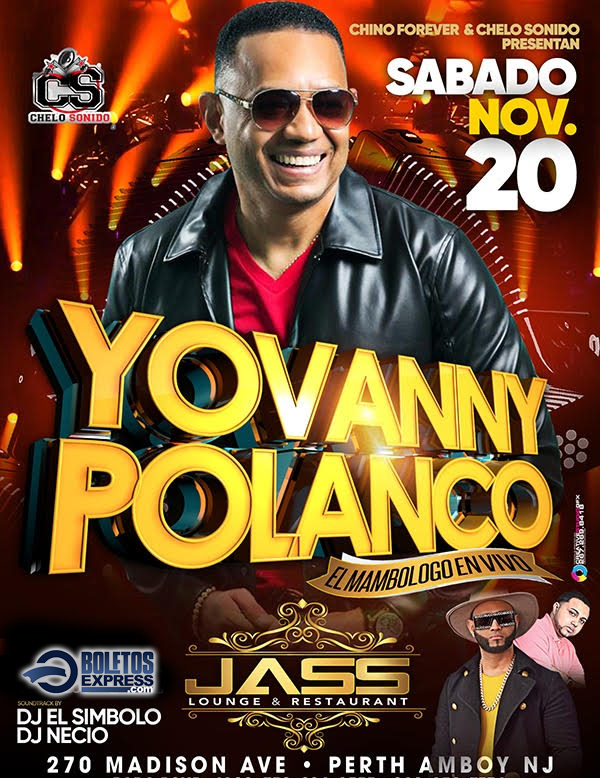 YOVANNY POLANCO | Perth Amboy, NJ Tickets - BoletosExpress