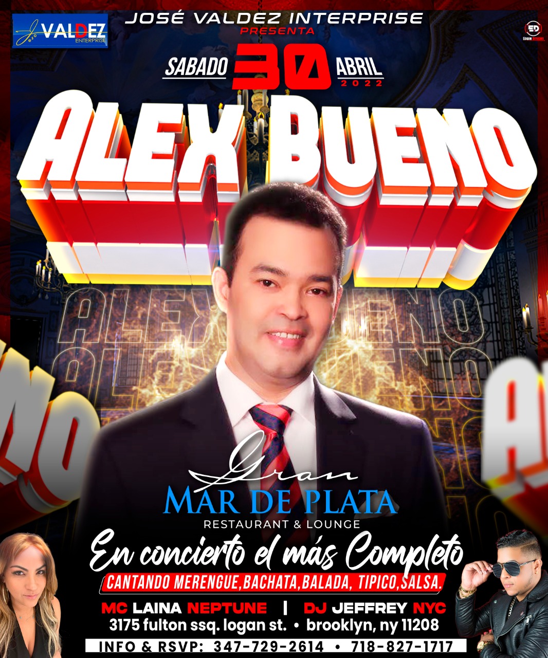 ALEX BUENO Tickets - BoletosExpress