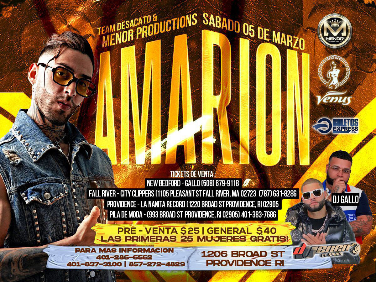 AMARION Tickets - BoletosExpress