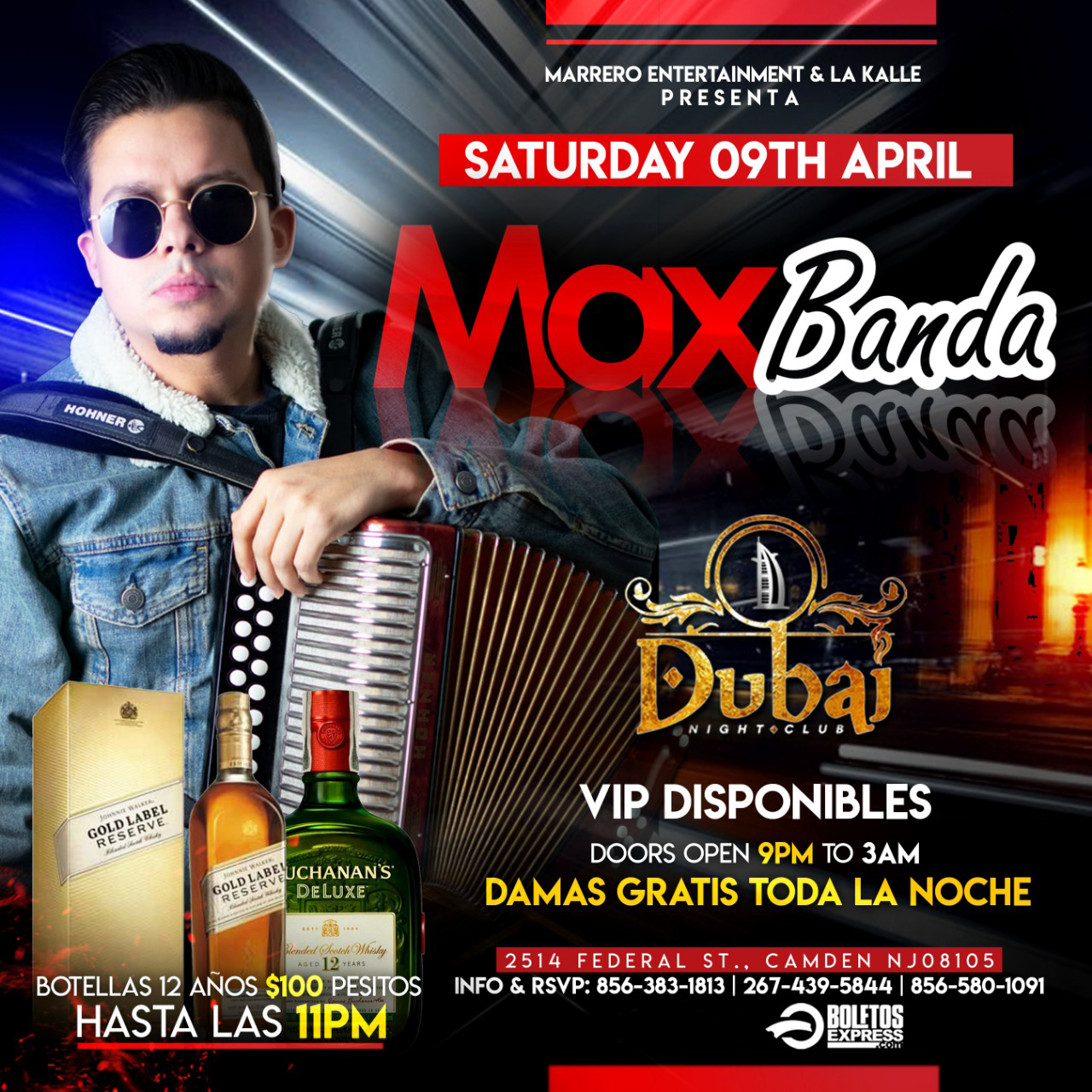 MAX BANDA Tickets - BoletosExpress