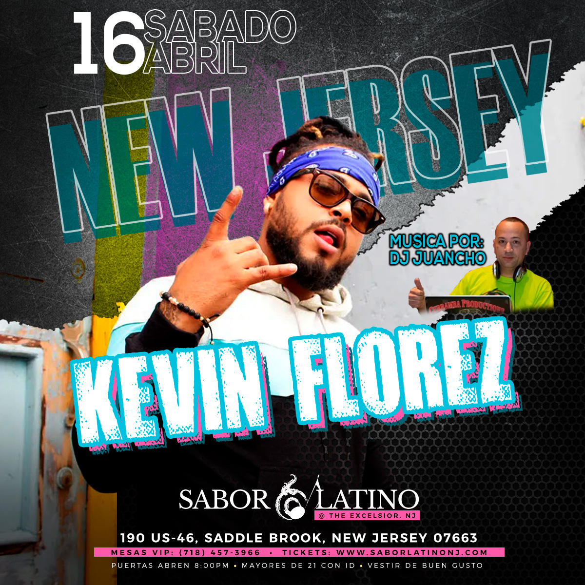 KEVIN FLOREZ / NEW JERSEY Tickets - BoletosExpress