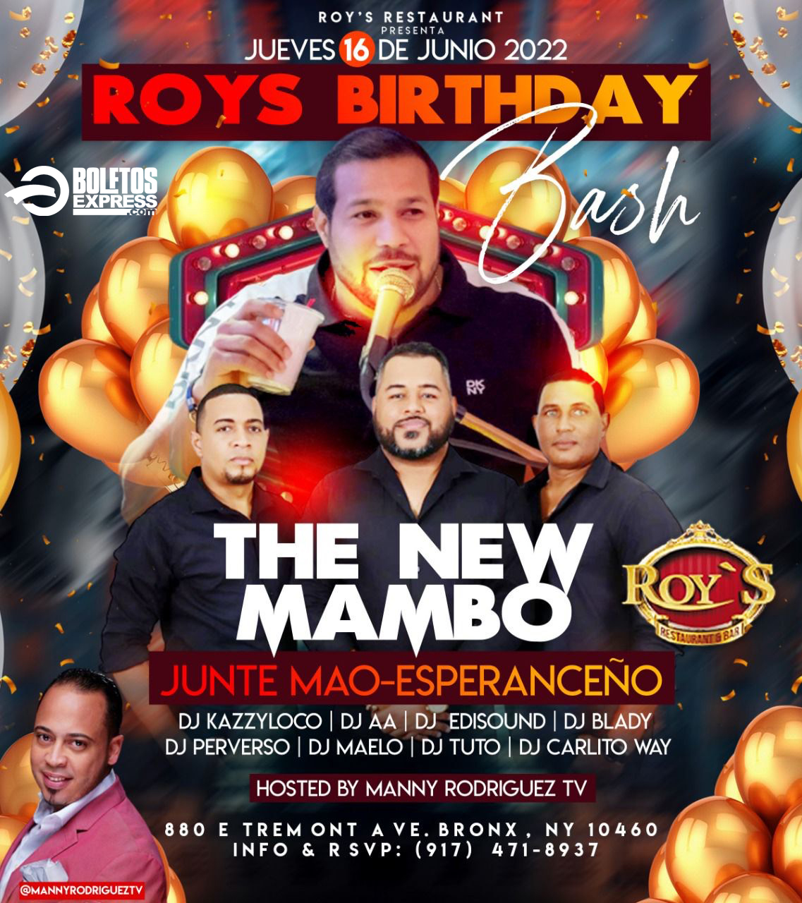 THE NEW MAMBO Tickets - BoletosExpress