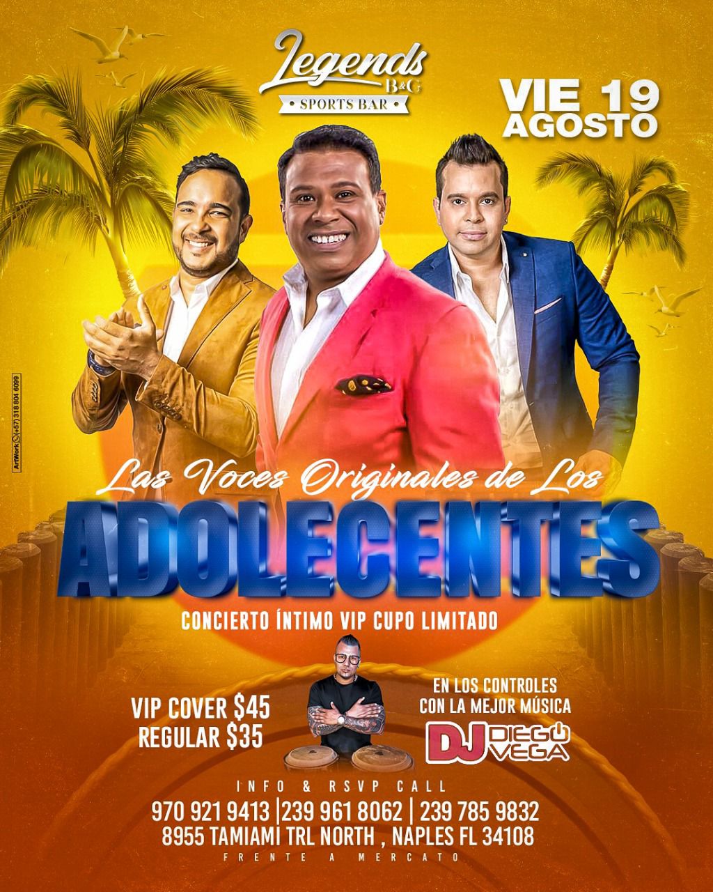 LA VOCES ORIGINALE DE LOS ADOLECENTE EN CONCIERTO EN NAPLE Tickets ...