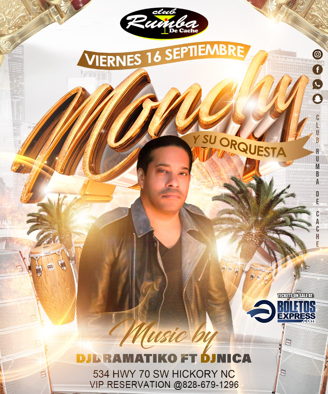 MONCHY Y SU ORQUESTA Tickets - BoletosExpress