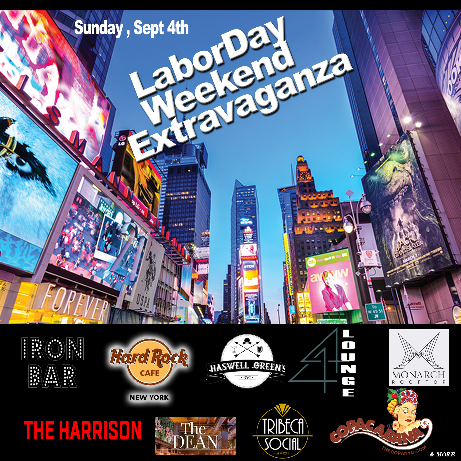 LABOR DAY WEEKEND EXTRAVAGANZA hosted by Ester Tickets - BoletosExpress