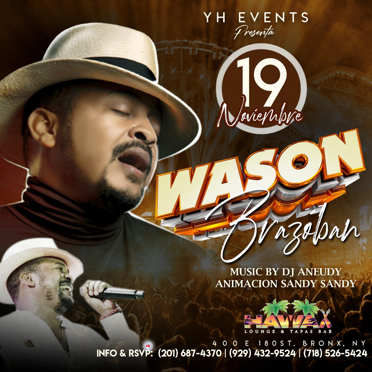 WASON BRAZOBAN Tickets - BoletosExpress