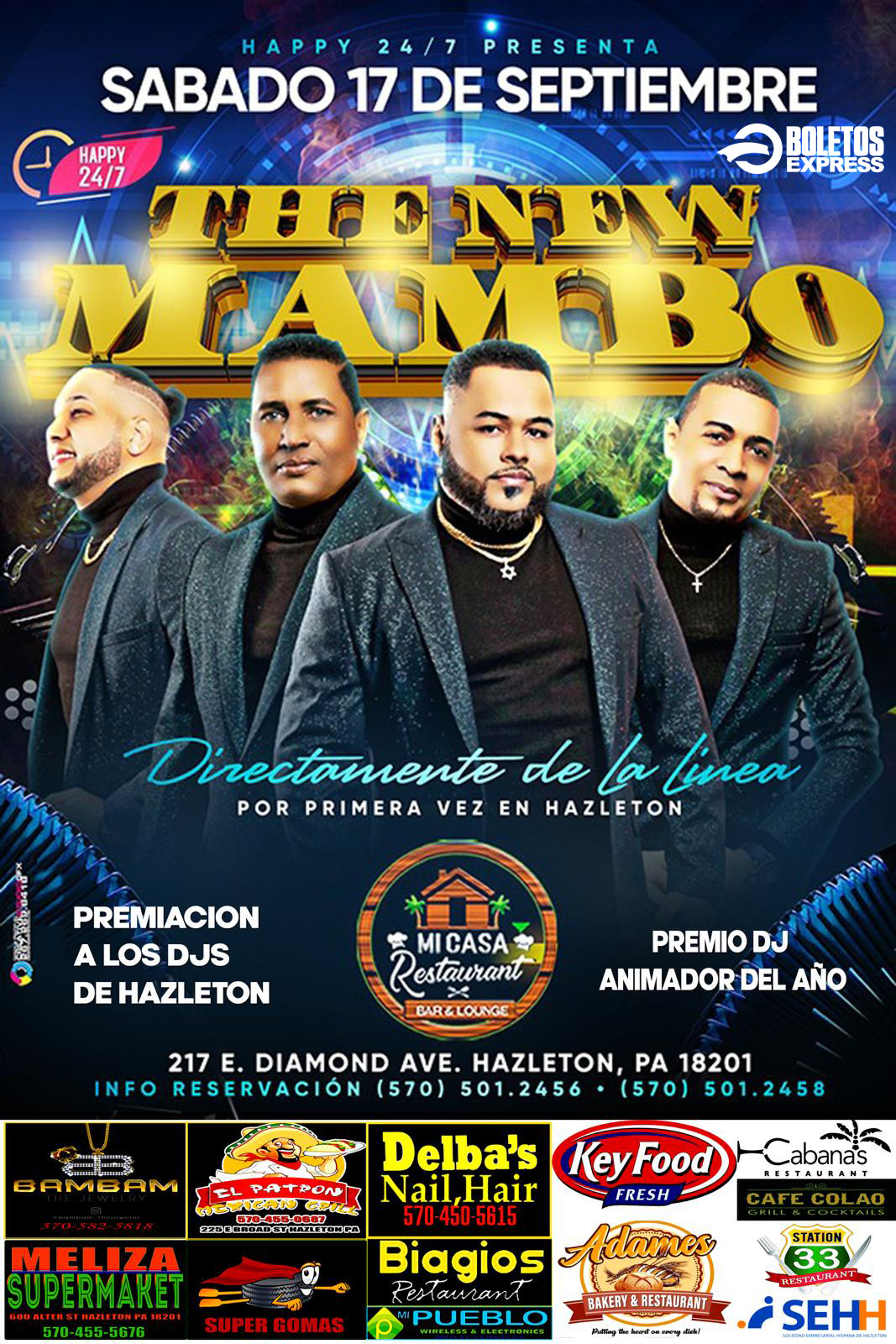 THE NEW MAMBO Tickets - BoletosExpress
