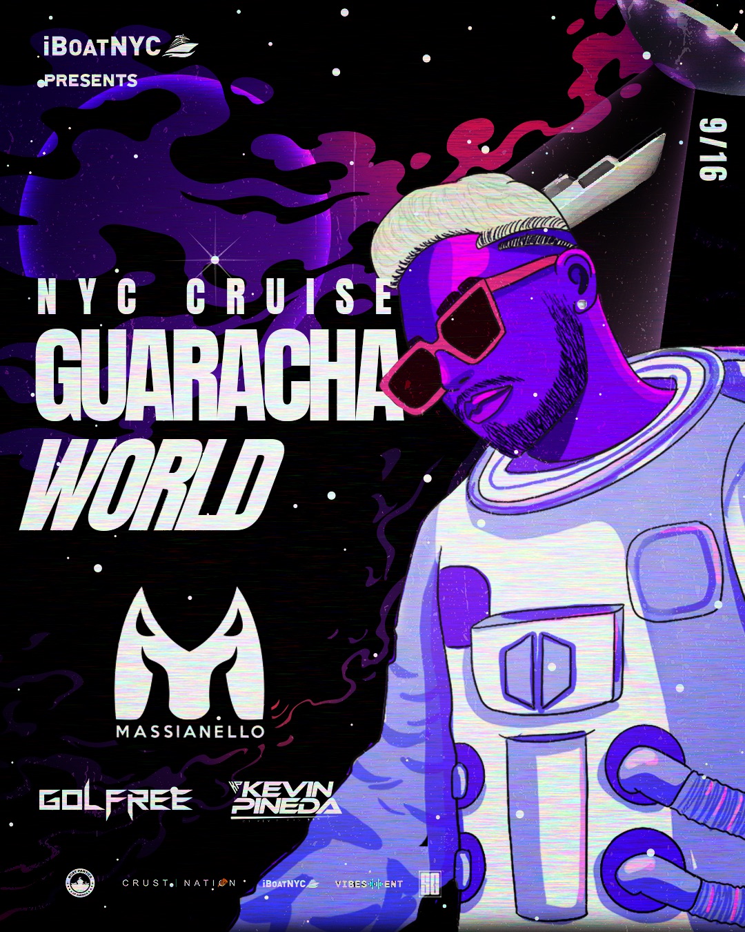 GUARACHA World Presents MASSIANELLO - Latin Yacht Party NYC Tickets ...