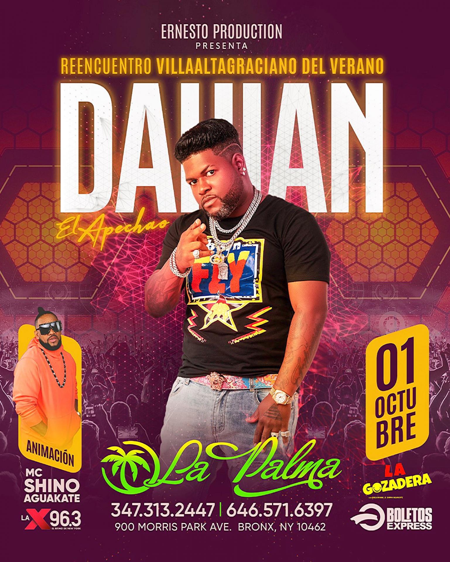 REENCUENTRO VILLAALTAGRACIANO DEL VERANO CON DAHIAN EL APECHAO Tickets ...