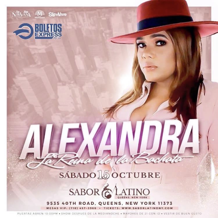 ALEXANDRA Tickets - BoletosExpress