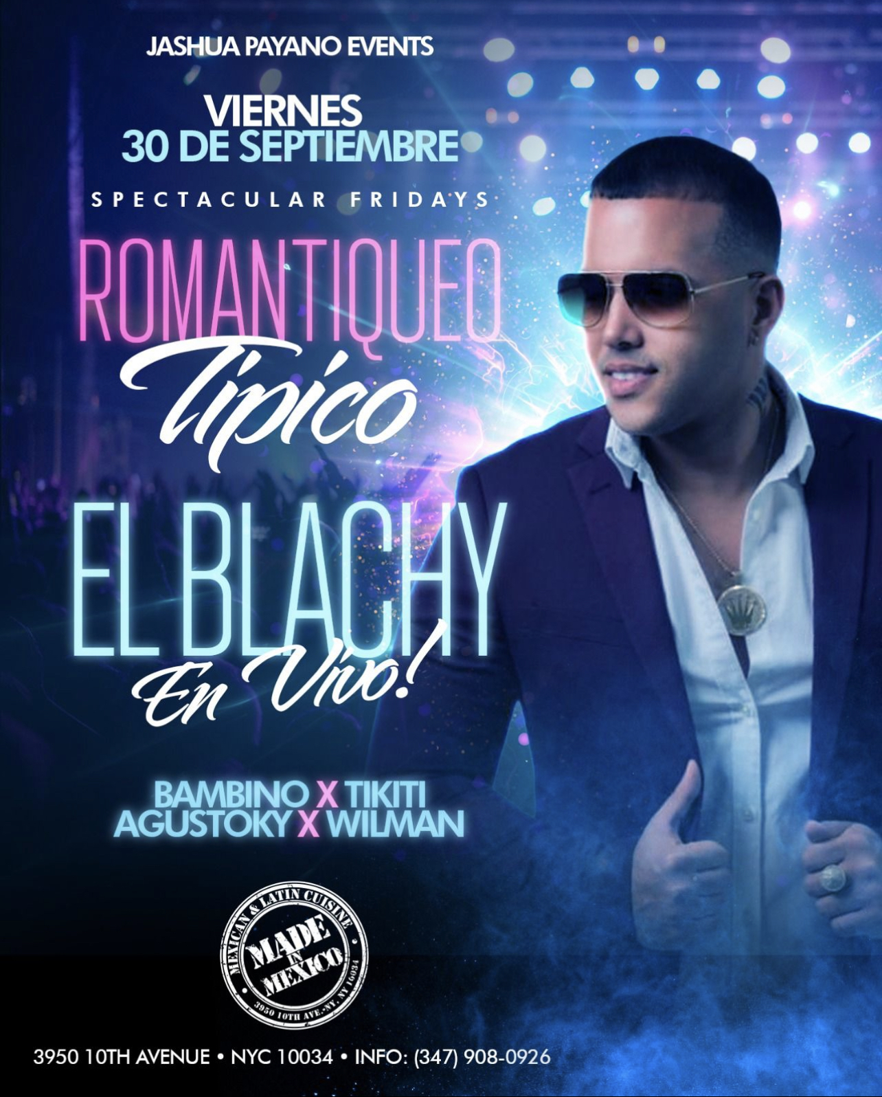 EL BLACHY ROMANTIQUEO TÍPICO Tickets - BoletosExpress