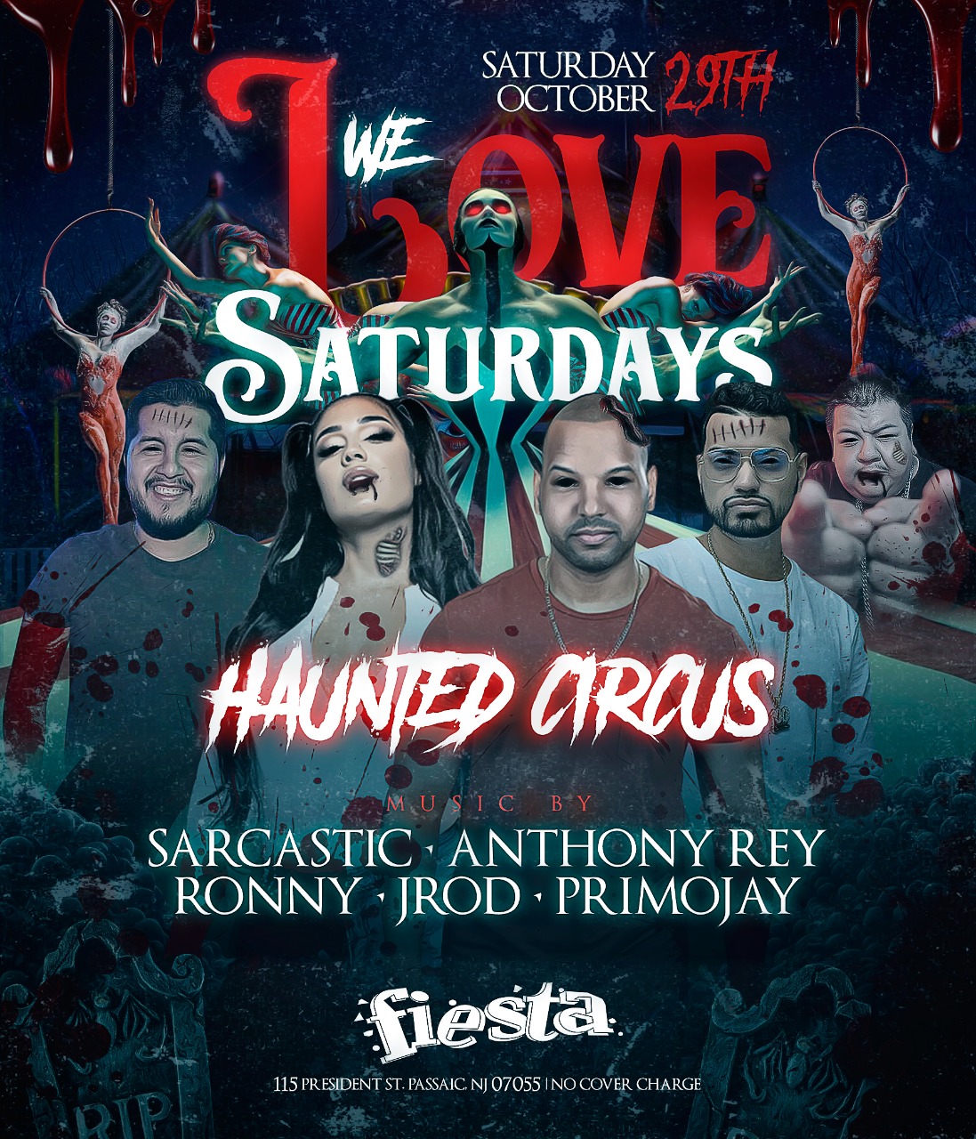 HUNTED CIRCUS, WE LOVE SATURDAYS-EVENT FREE Tickets - BoletosExpress