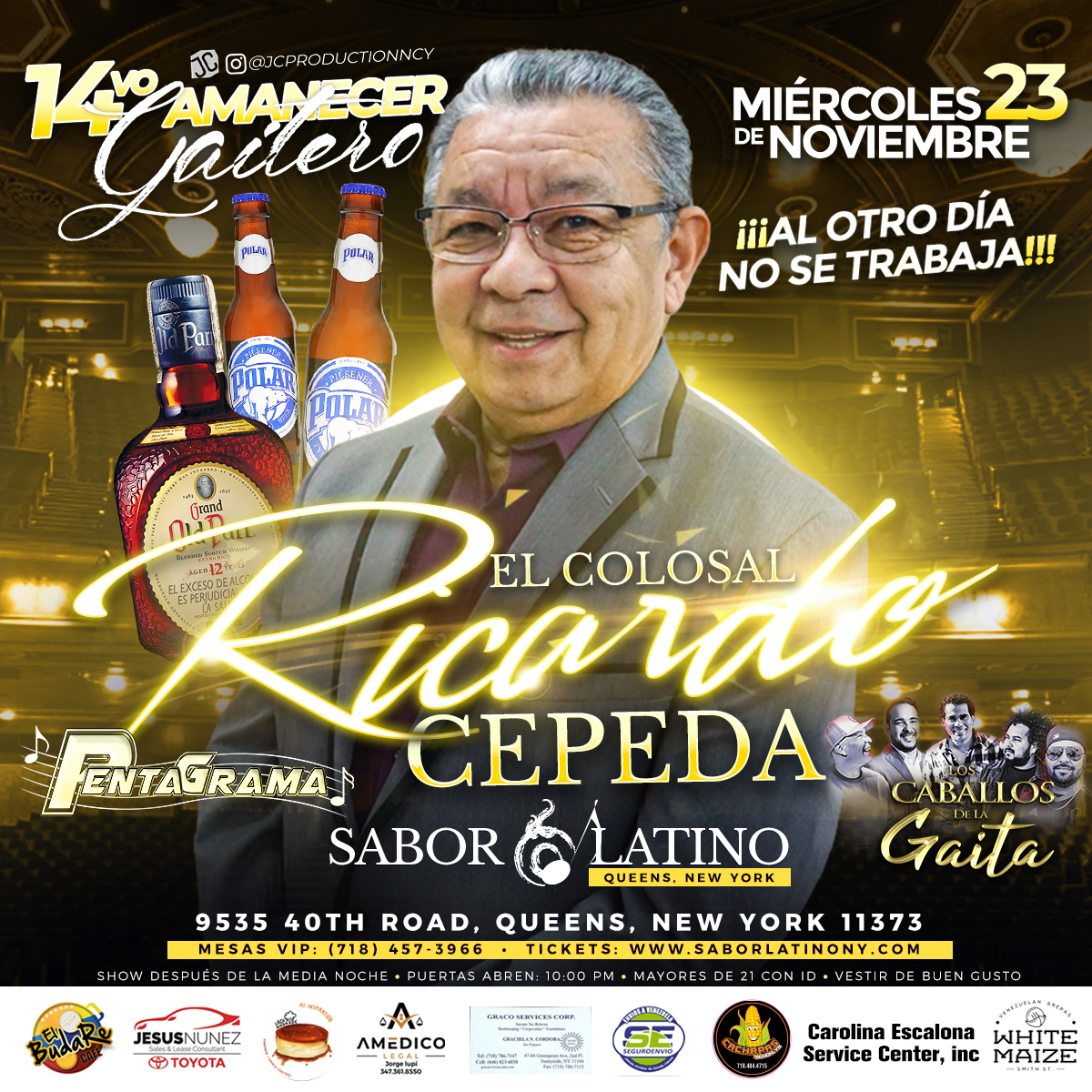 14VO AMANECER GAITERO - Junto a RICARDO CEPEDA Tickets - BoletosExpress