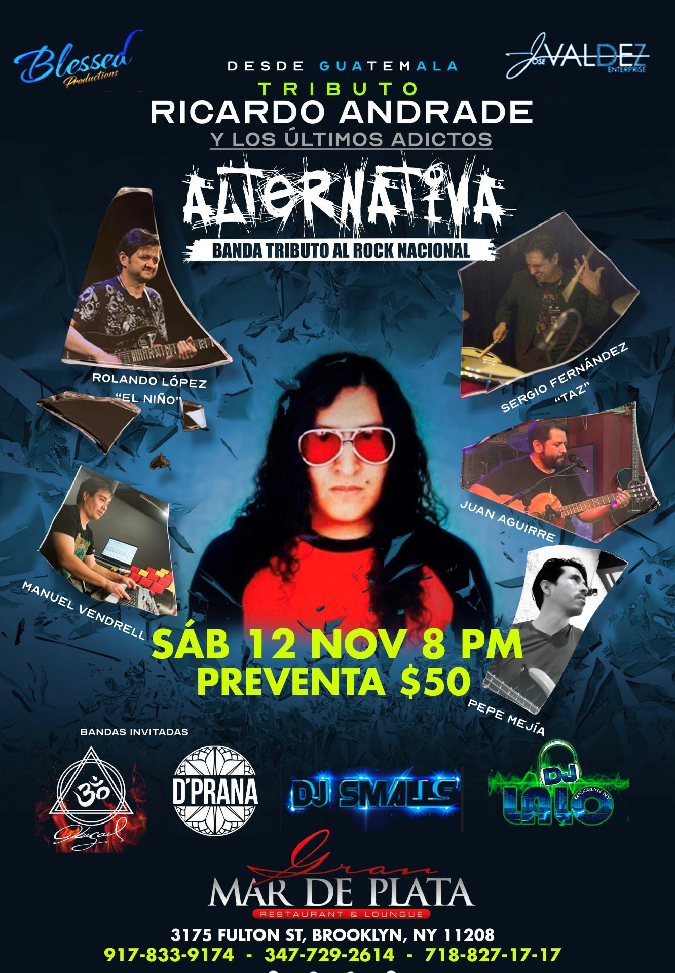 TRIBUTO A RICARDO ANDRADE Tickets - BoletosExpress