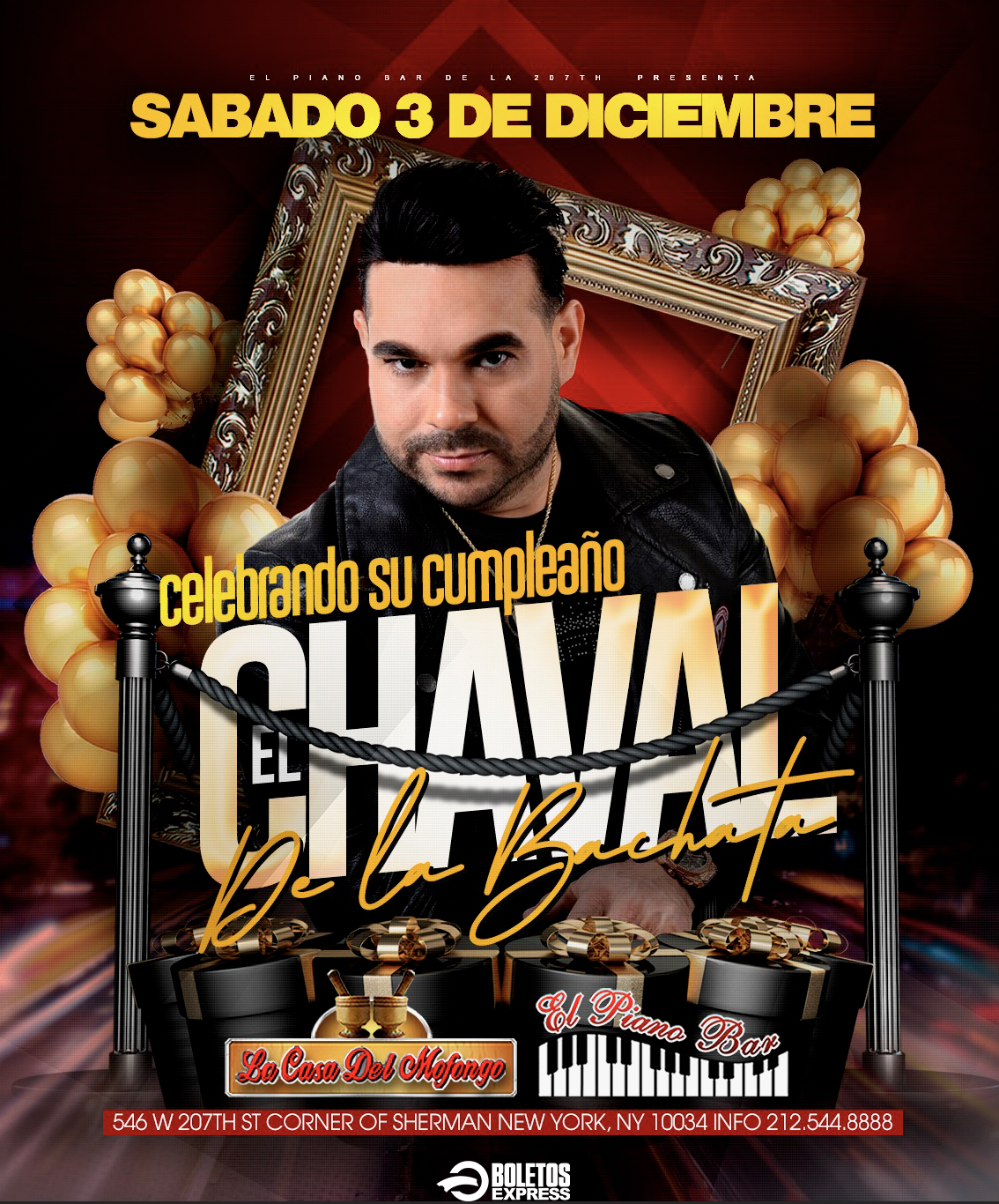 EL CHAVAL DE LA BACHATA Tickets - BoletosExpress