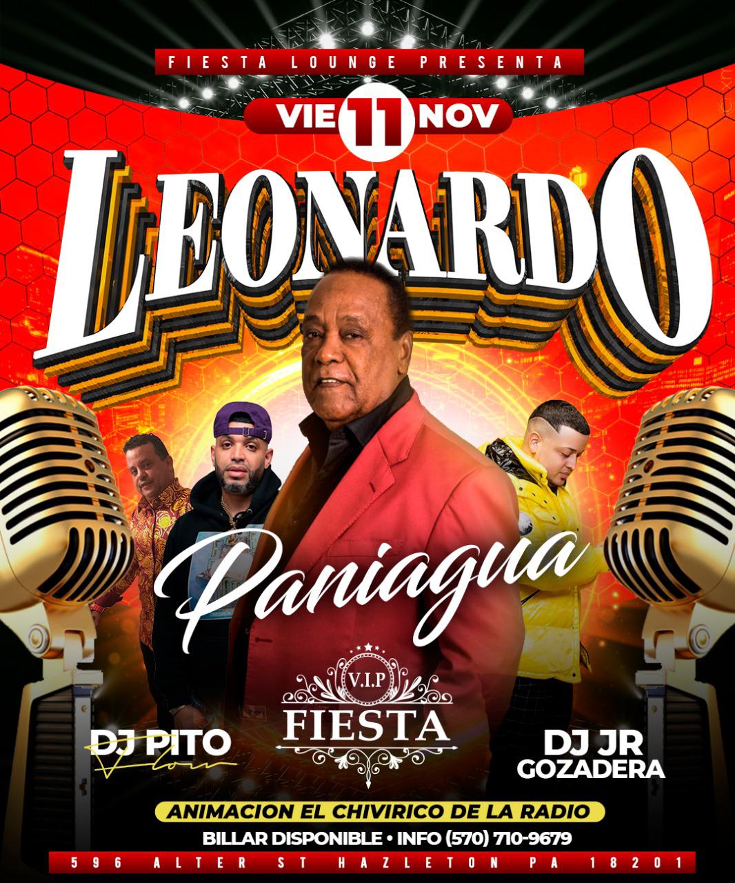 LEONARDO PANIAGUA Tickets - BoletosExpress