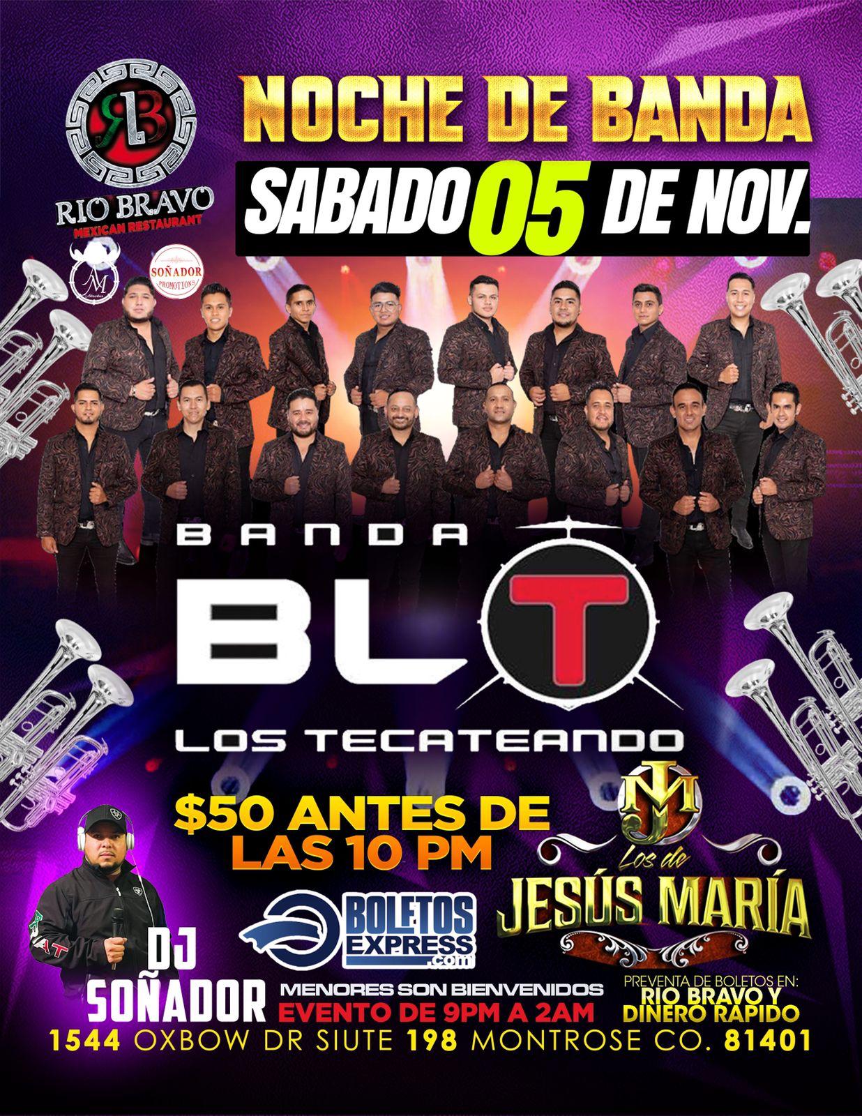 BANDA BLT LOS TECATEANDO Tickets - BoletosExpress
