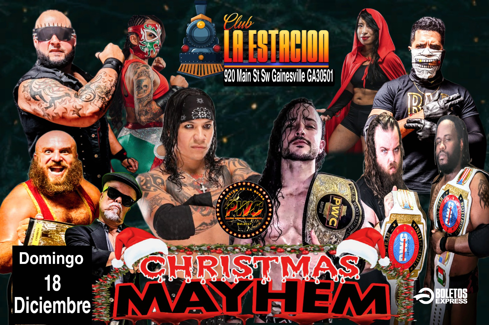 PWC Christmas Mayhem Tickets - BoletosExpress