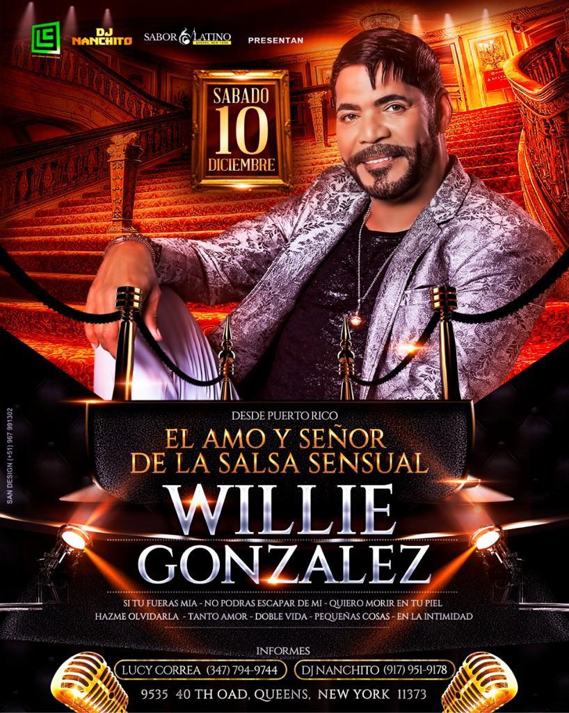 WILLIE GONZALES !~ NEW YORK Tickets - BoletosExpress