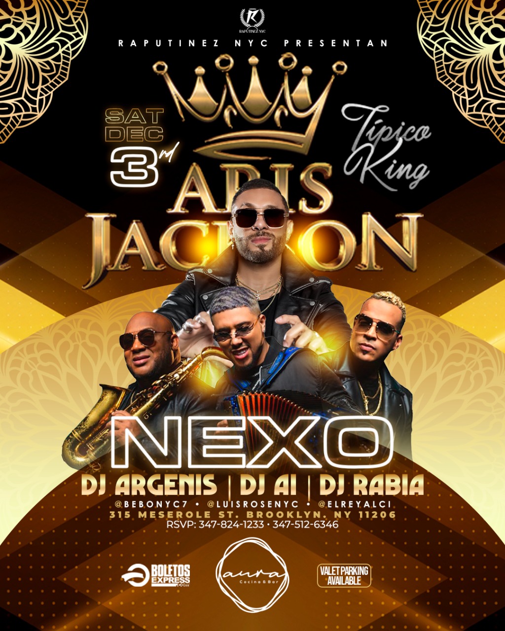 NEXO | ARIS JACKSON Tickets - BoletosExpress