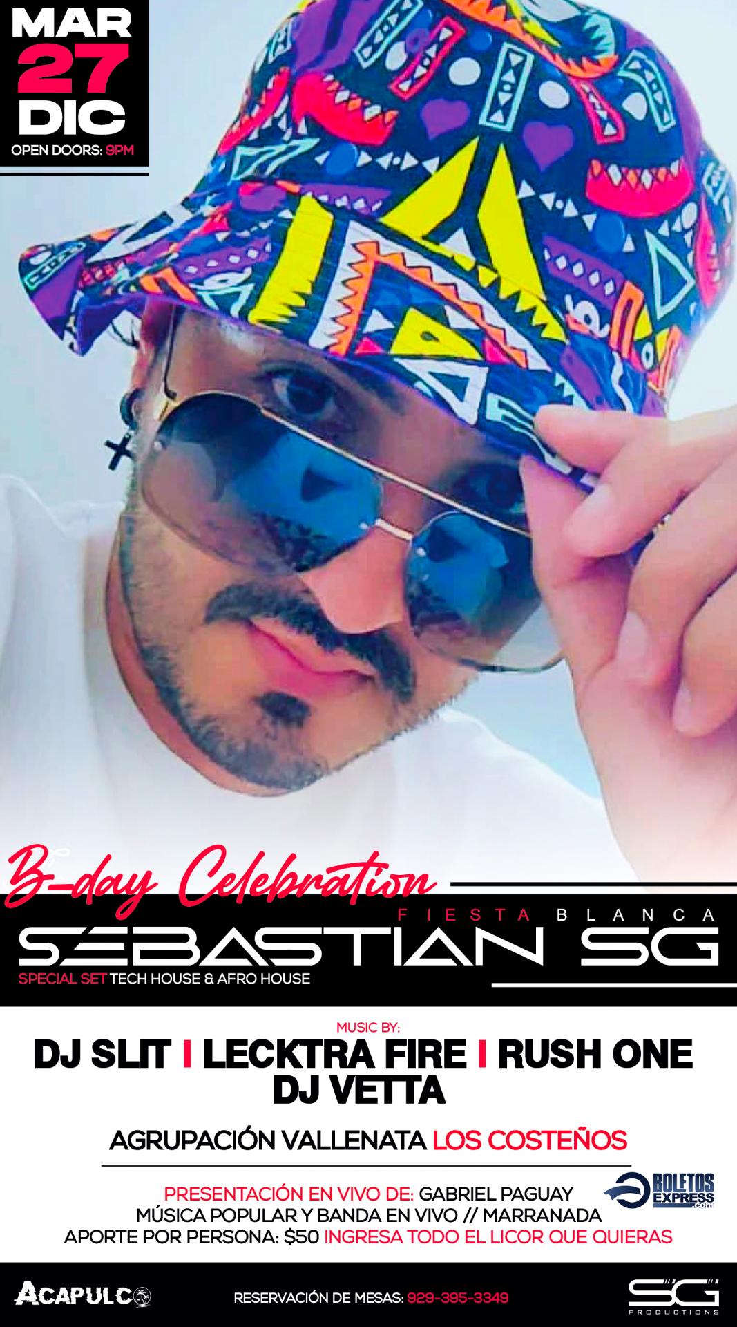 SEBASTIAN SG Tickets - BoletosExpress