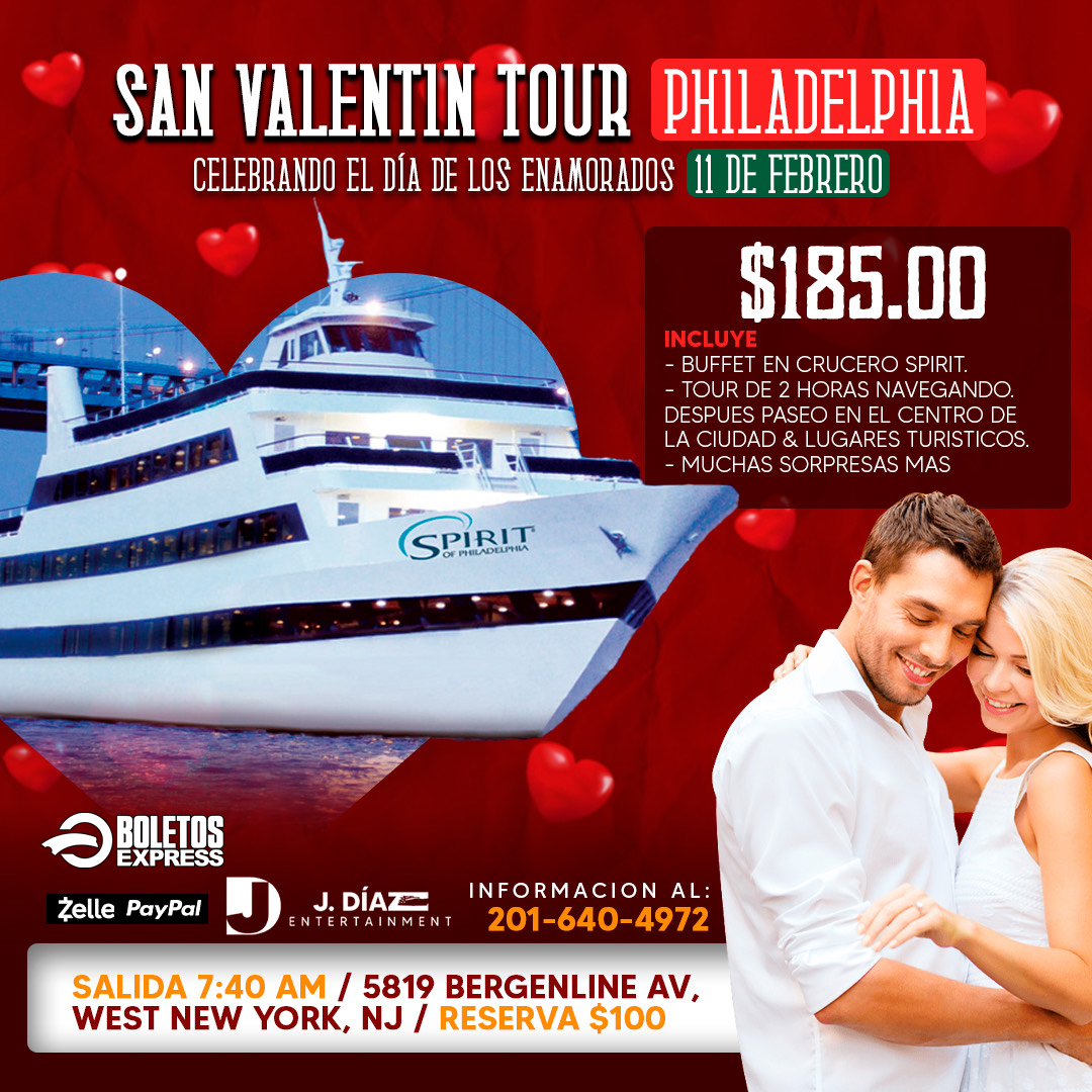 SAN VALENTIN TOUR - PHILADELPHIA Tickets - BoletosExpress