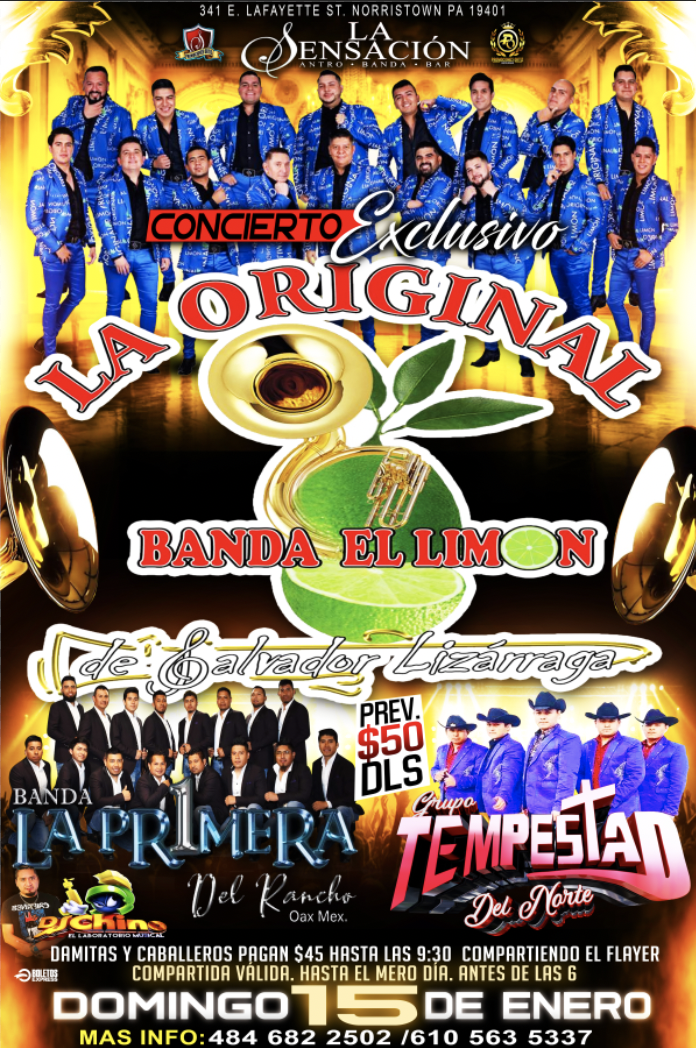 LA ORIGINAL BANDA EL LIMON Tickets - BoletosExpress LA ORIGINAL BANDA EL LIMON Tickets - BoletosExpress