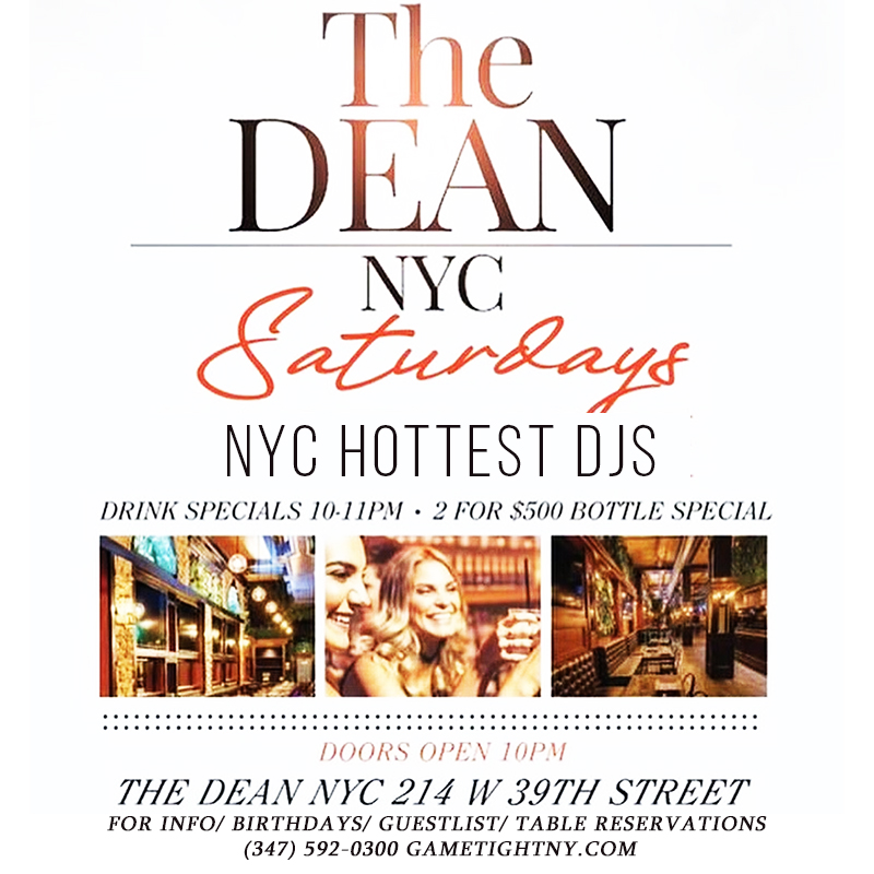 The Dean NYC Saturdays General Admission & Birthday Packages 2023 ...