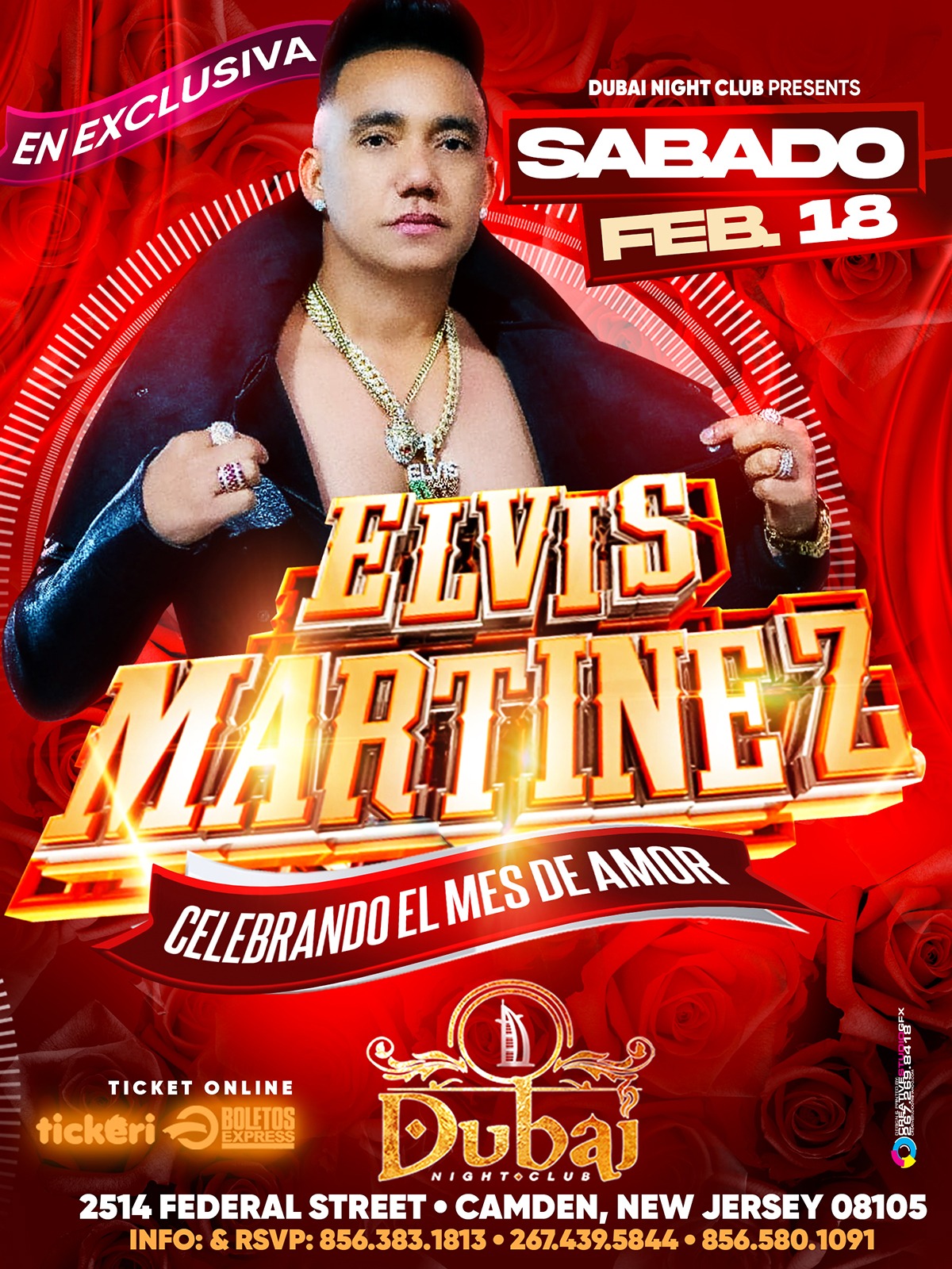 ELVIS MARTINEZ Tickets - BoletosExpress