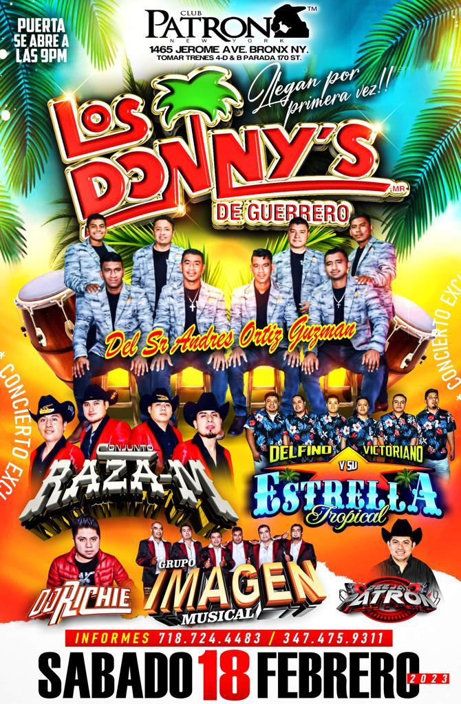 LOS DONNY'S DE GUERRERO | CONJUNTO RAZA-M | ESTRELLA TROPICAL Tickets - BoletosExpress