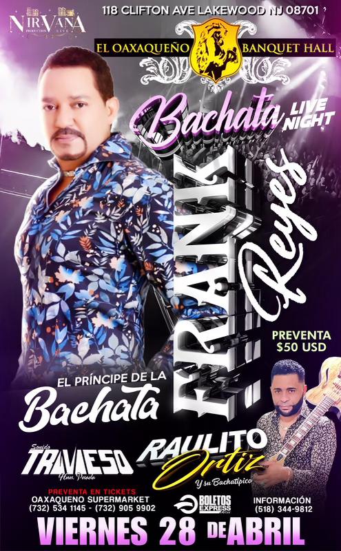 FRANK REYES Tickets - BoletosExpress