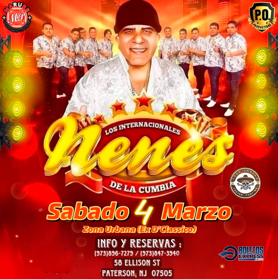 LOS INTERNACIONALES NENES DE LA CUMBIA EN NEW JERSEY Tickets ...