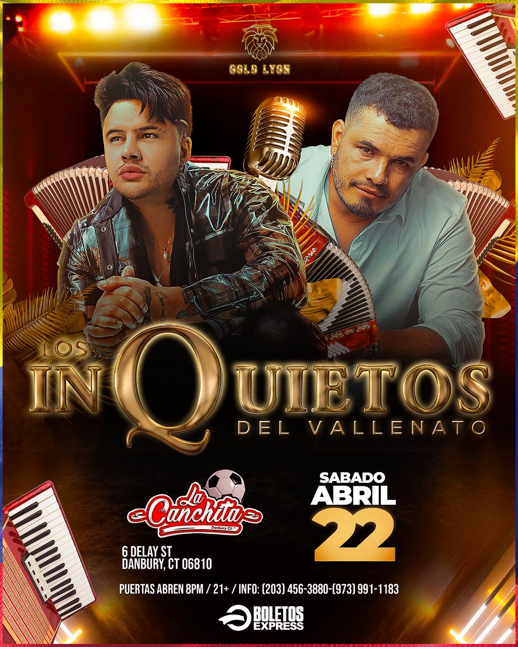 Los Inquietos en Dambury CT Tickets - BoletosExpress