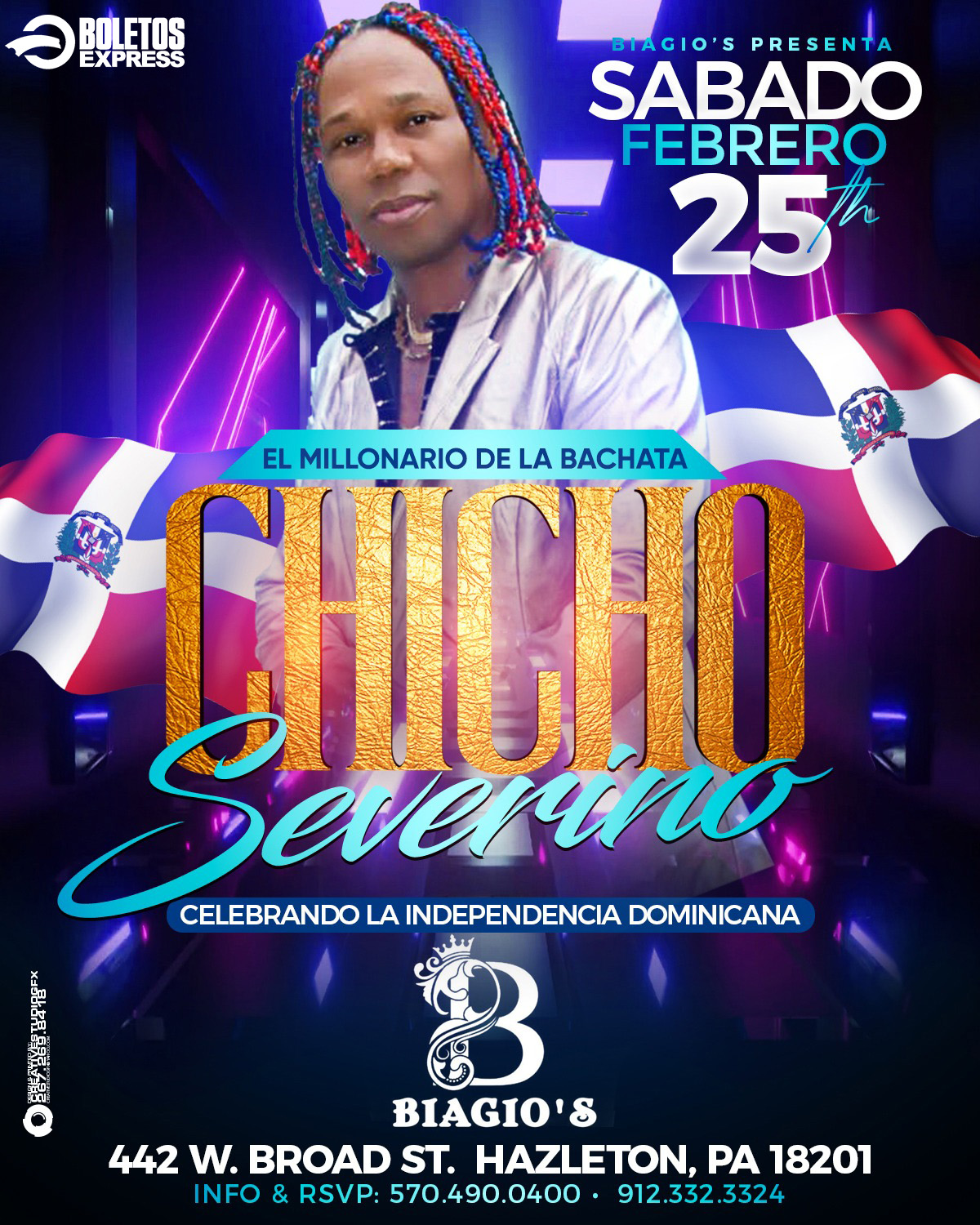 CHICHO SEVERINO Tickets - BoletosExpress