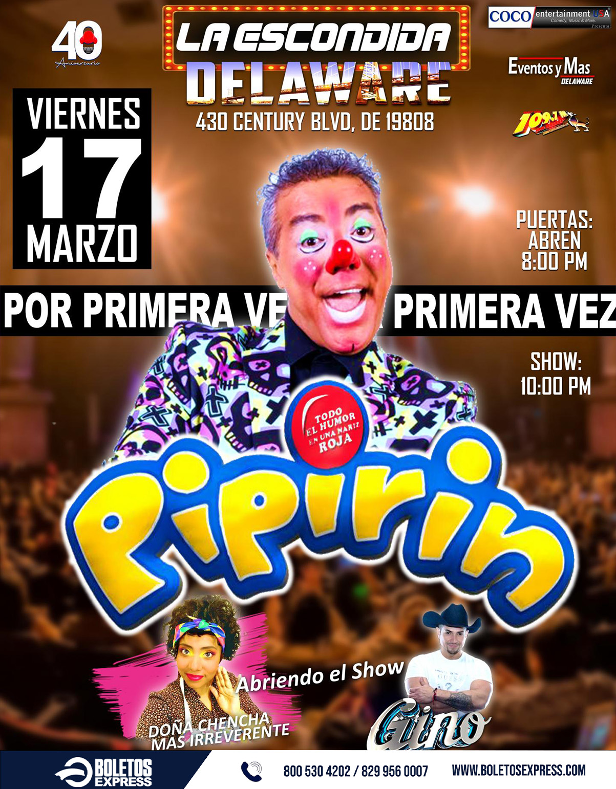 PIPIRIN Tickets - BoletosExpress