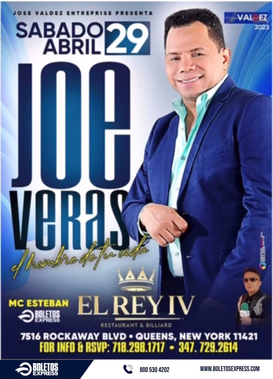 JOE VERAS Tickets - BoletosExpress