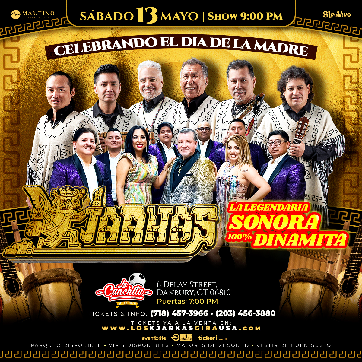 LOS KJARKAS !! EN CONNECTICUT!! Tickets - BoletosExpress