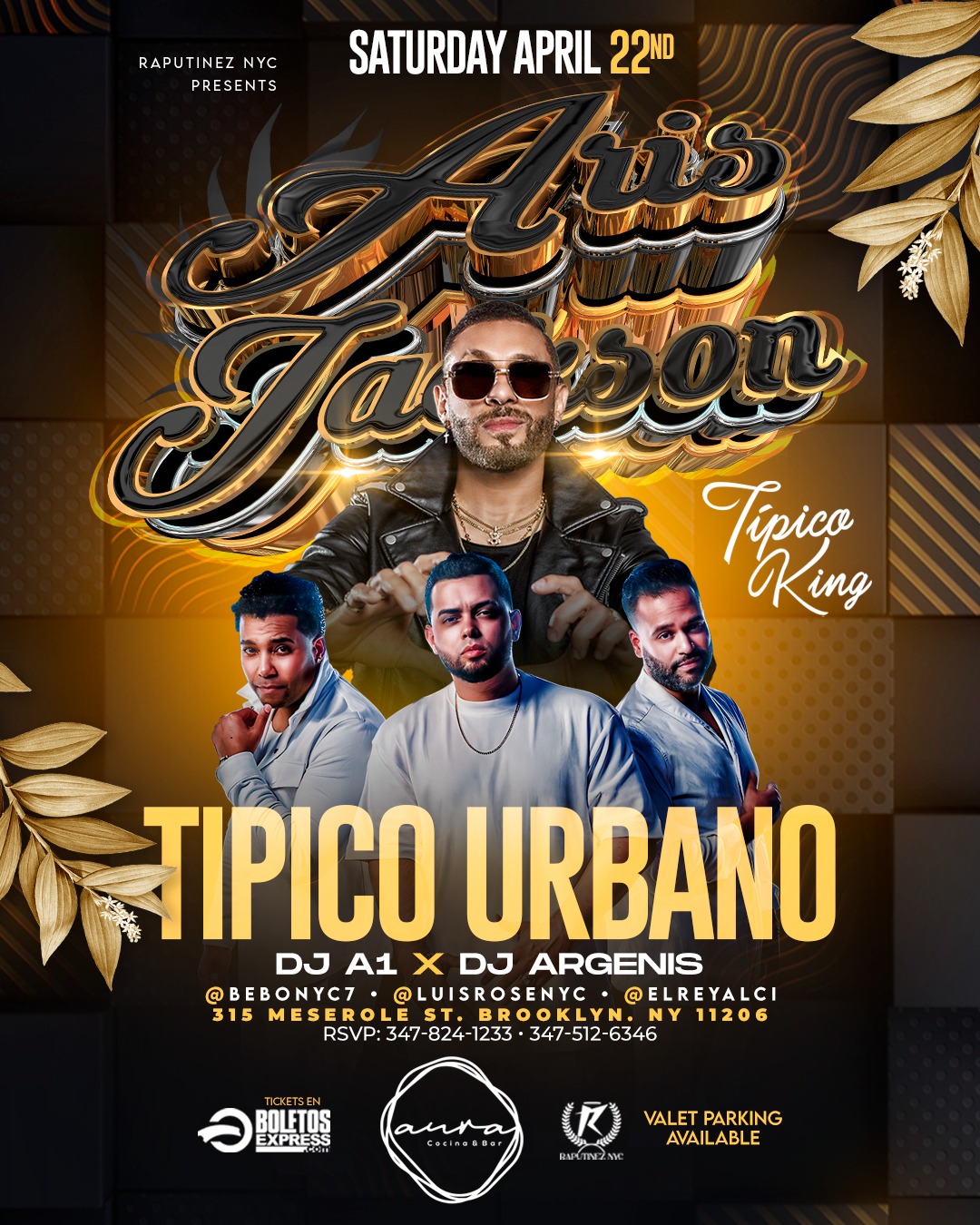 TIPICO URBANO | ARIS JACKSON Tickets - BoletosExpress