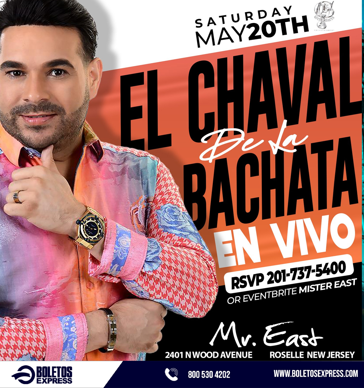 EL CHAVAL DE LA BACHATA EN VIVO Tickets - BoletosExpress