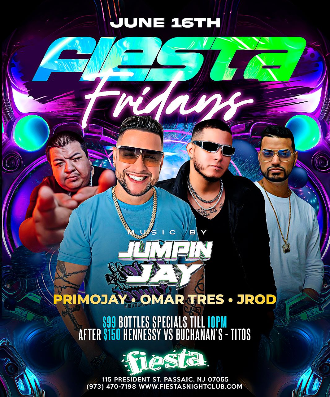 JUMPIN JAY, PRIMO JAY, OMAR TRES, JROD Tickets - BoletosExpress